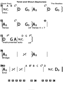 Twist & Shout Chords | The Beatles Guitar Lesson - Spy Tunes