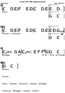 Lean On Me Chords | Bill Withers Guitar Lesson - Spy Tunes