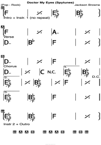 Doctor My Eyes Chords | Jackson Browne Guitar Lesson - Spy Tunes