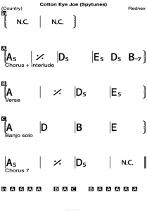 Cotton Eye Joe Chords | Rednex Guitar Lesson - Spy Tunes